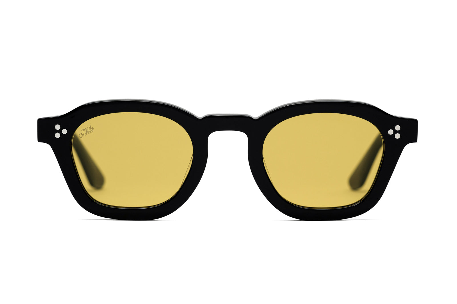 Akila | Logo in Black Yellow Sunglasses - twelvesixtynine