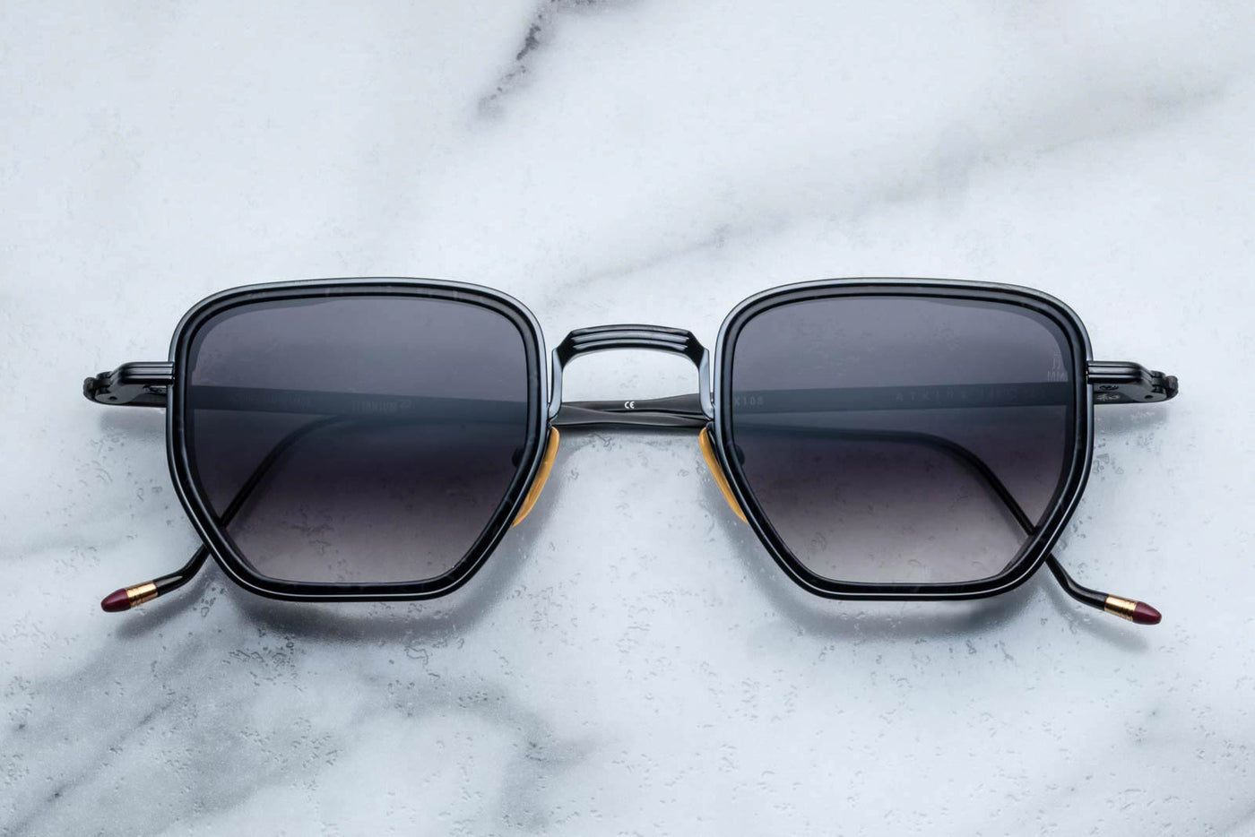 Jacques Marie Mage | Atkins in Slate Sunglasses - twelvesixtynine