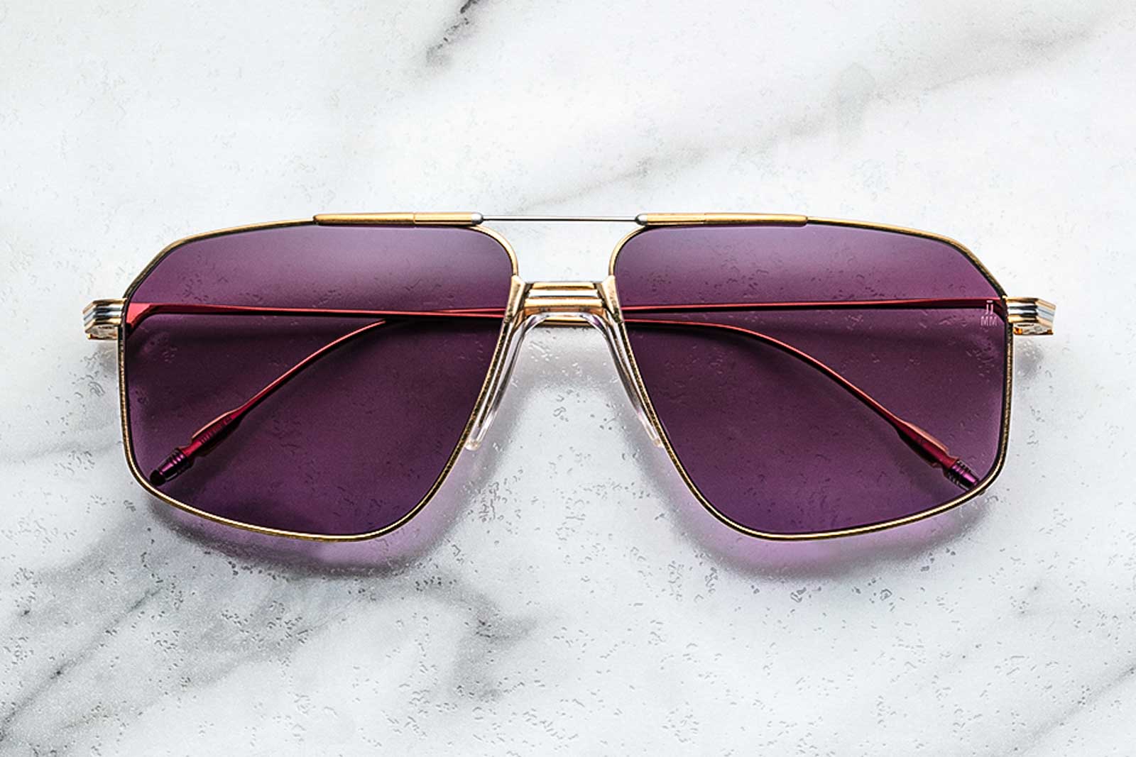 Jacques Marie Mage | Jagger in Mauveine Sunglasses - twelvesixtynine