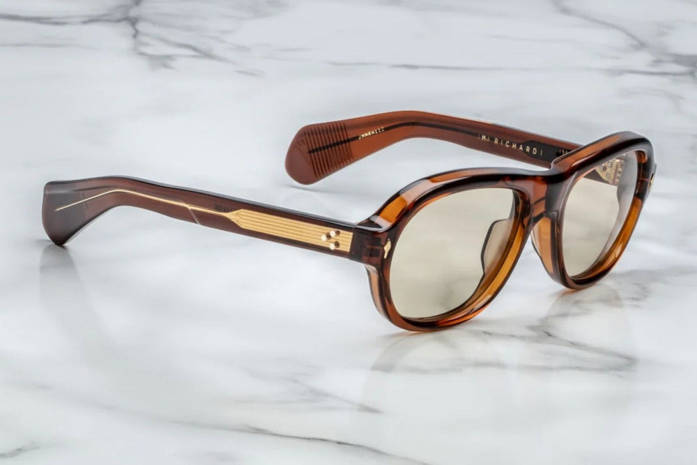 Jacques Marie Mage | Richard in Teak Sunglasses - twelvesixtynine