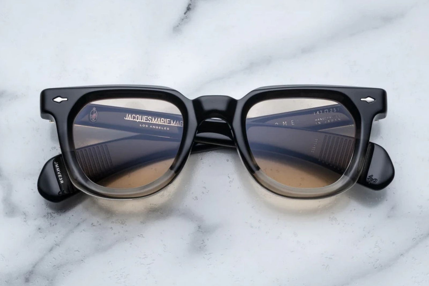 Jacques Marie Mage | Vendome in Black Fade Sunglasses- twelvesixtynine