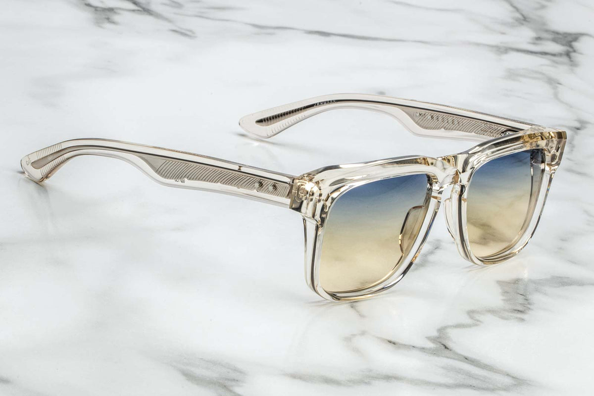 Jacques Marie Mage | Wesley in Beige Sunglasses - twelvesixtynine