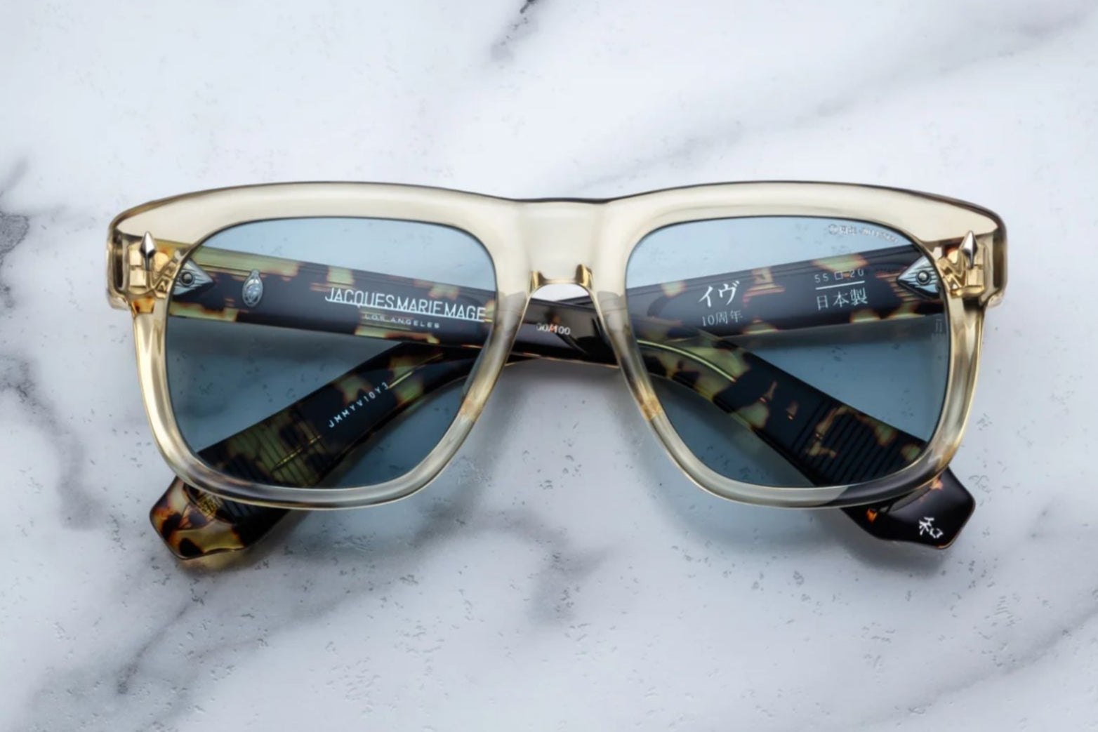 Jacques Marie Mage | Yves 10 Year Collection Edition Sunglasses in Dun ...