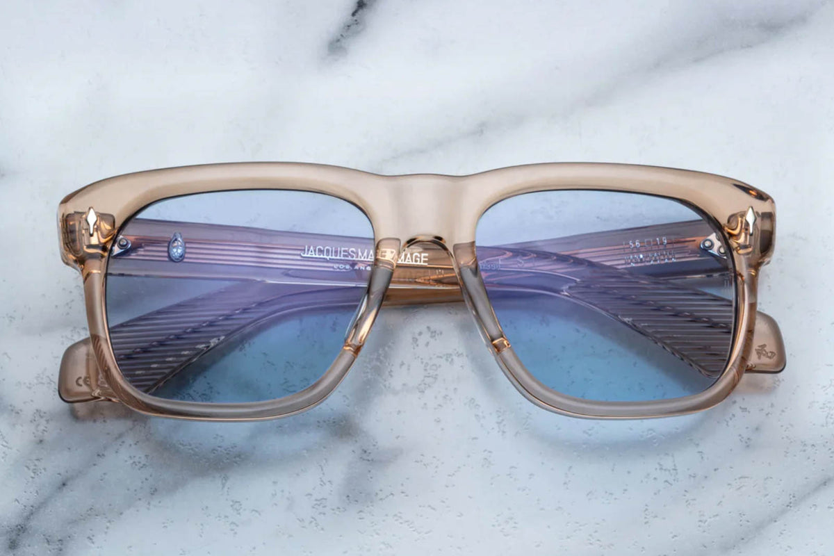 Jacques Marie Mage | Yves in Sand Sunglasses - twelvesixtynine