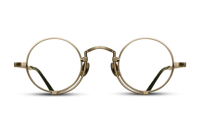 Matsuda | 10103H Eyeglasses in Antique Gold Eyeglasses- twelvesixtynine