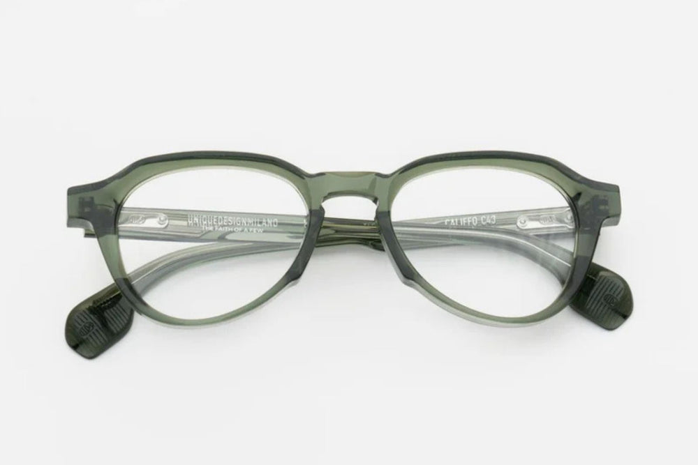 Uniquedesignmilano | The Califfo in Sage Green Eyeglasses - twelvesixtynine