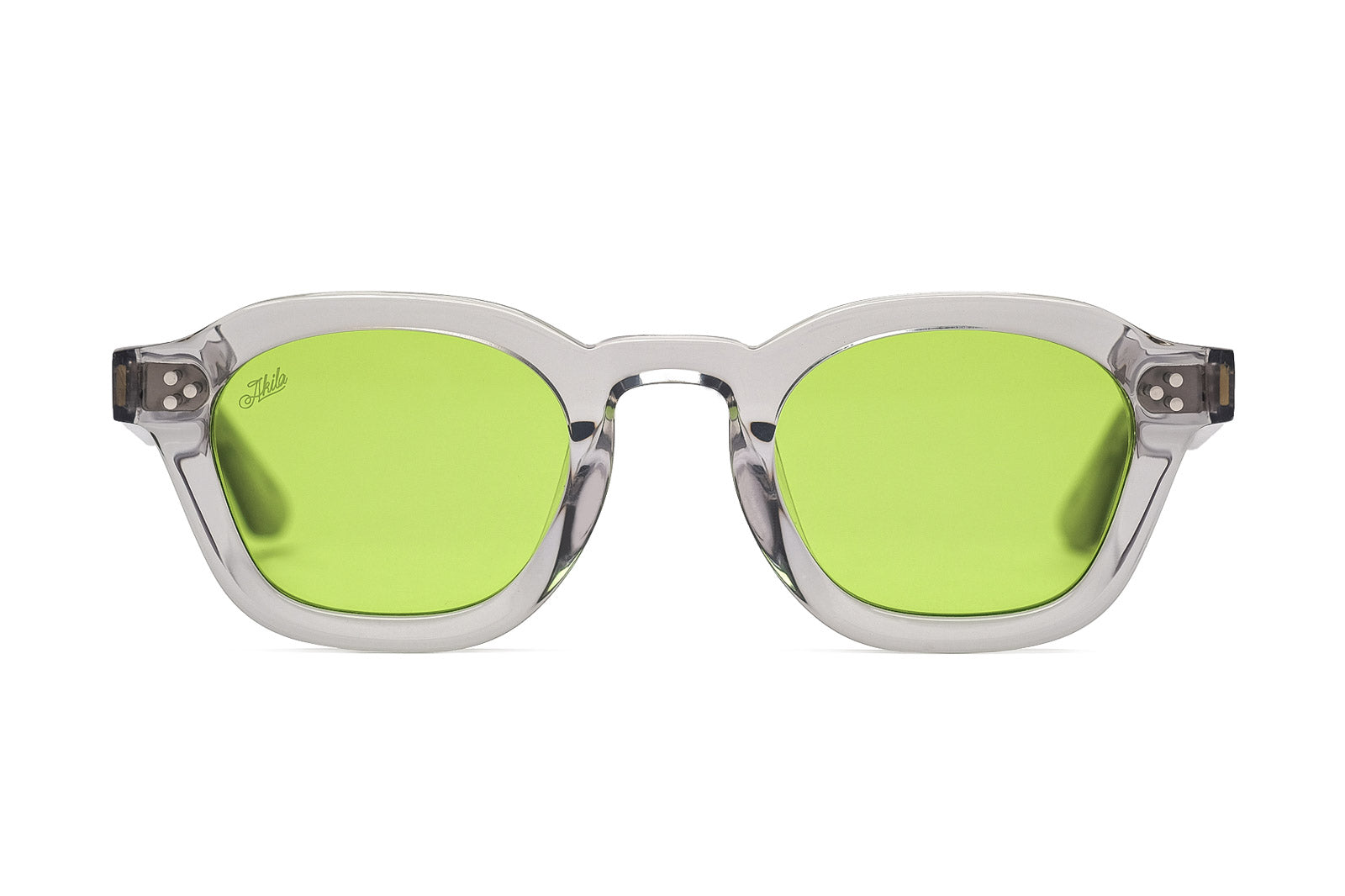 Akila | Logo in Grey Sunglasses - twelvesixtynine