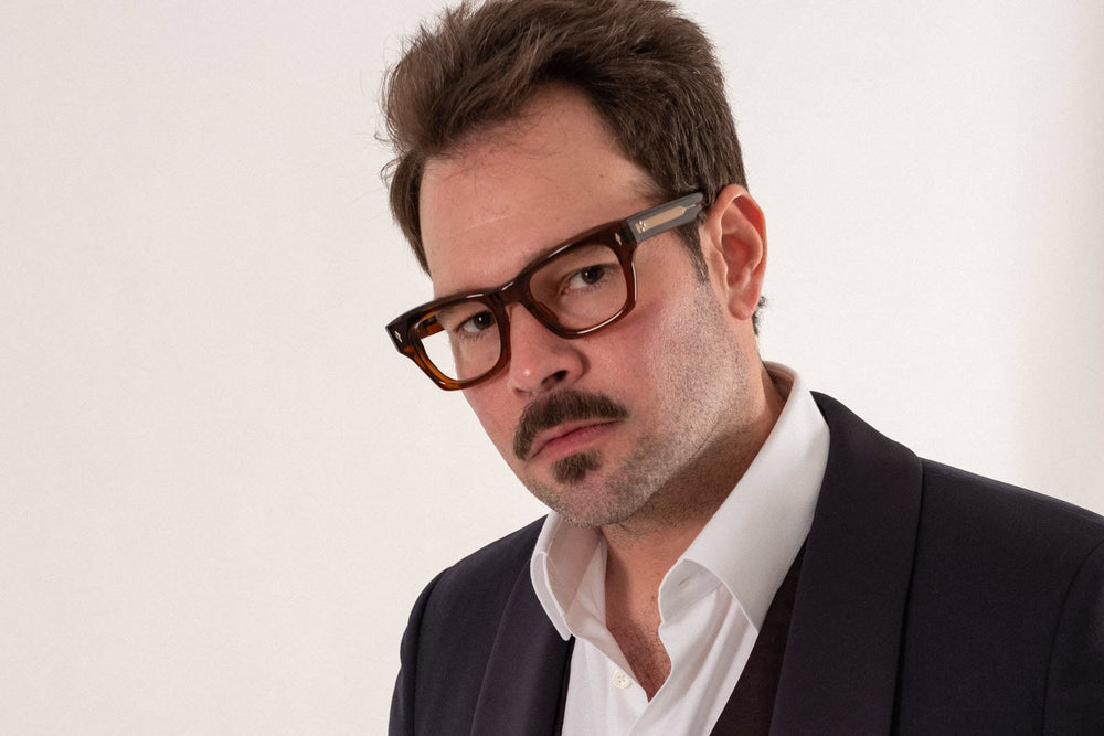 Jacques Marie Mage | Dealan 53 in Hickory Eyeglasses - twelvesixtynine