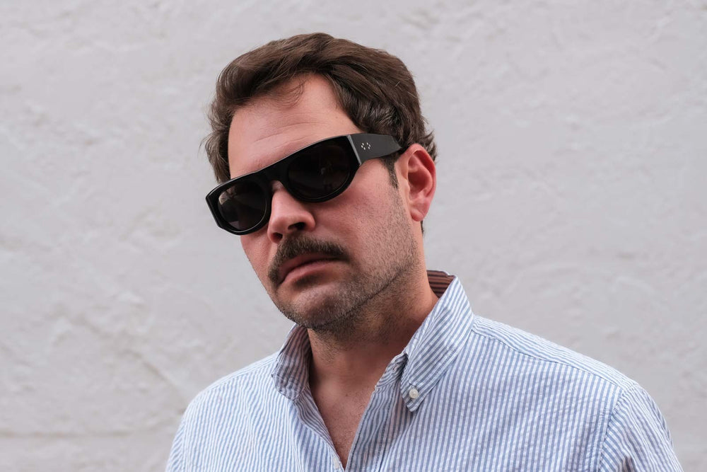 Jacques Marie Mage | Clyde in Black Sunglasses - twelvesixtynine