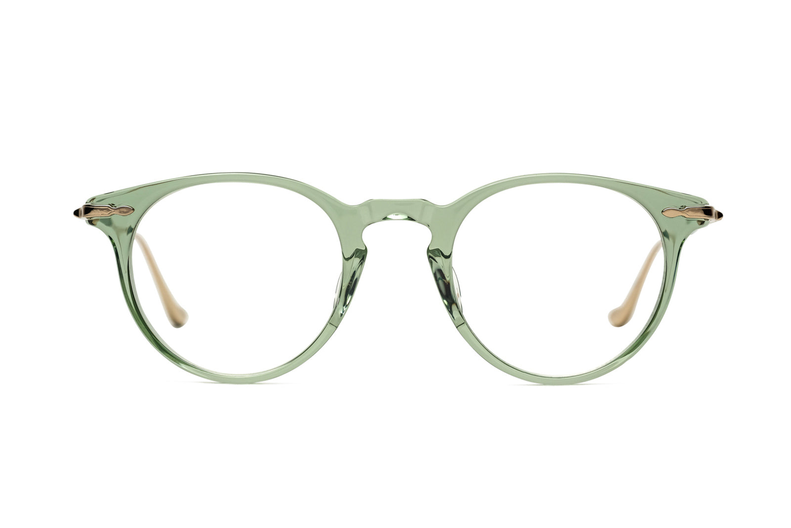 Matsuda | M2056 in Mint Green Pale Gold Eyeglasses - twelvesixtynine