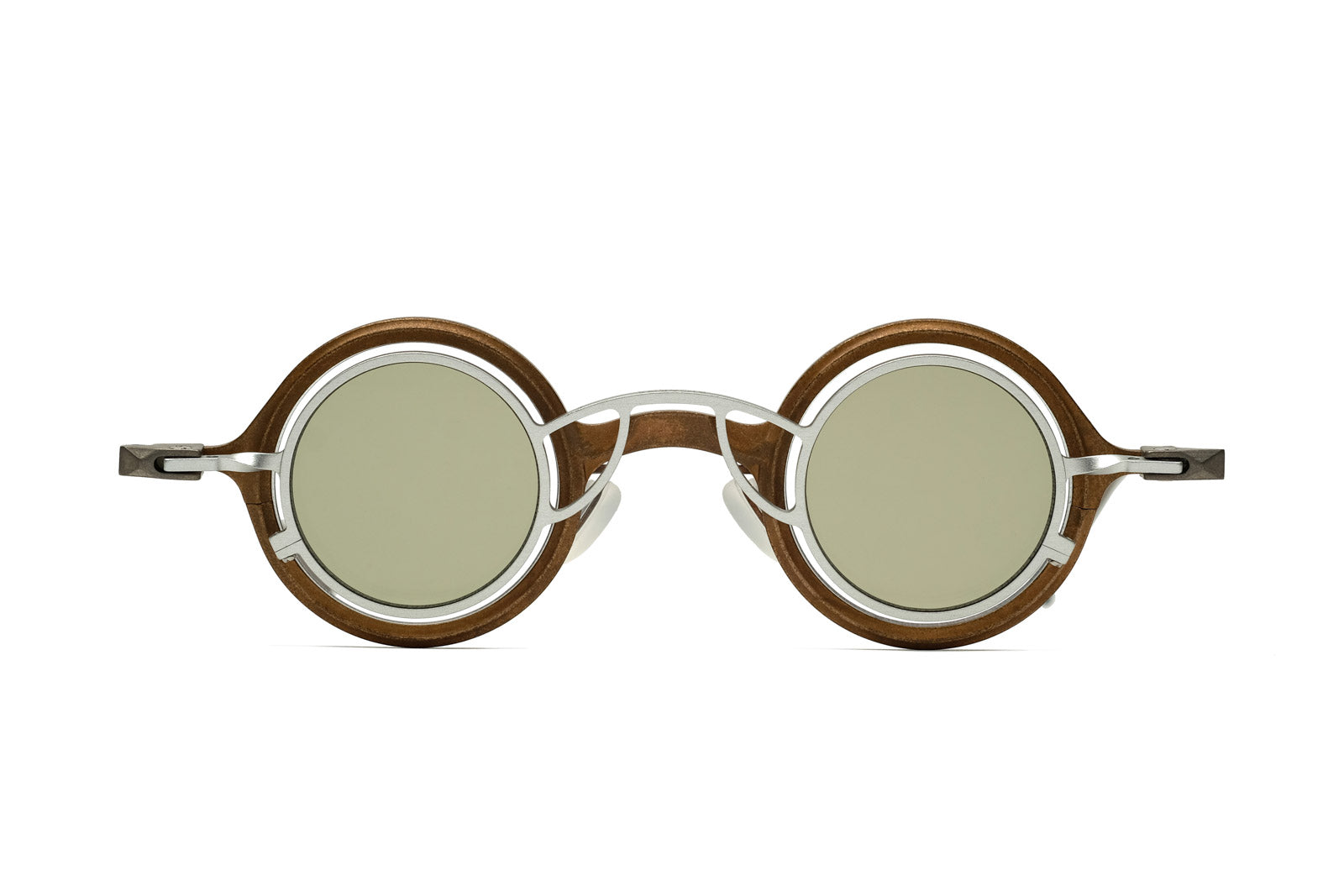 Rigards | RG1911 Vintage Red | Silver Clip Sunglasses - twelvesixtynine
